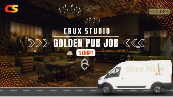 CRUX STUDIO | GOLDEN PUB JOB QB / QBOX / ESX