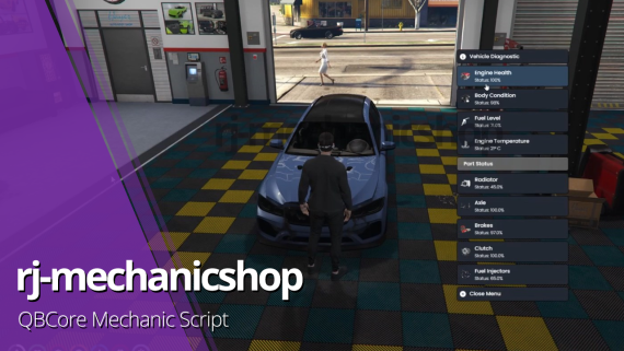 RJ-Scripts | [QBCore] rj-mechanicshop [OPEN SOURCE]