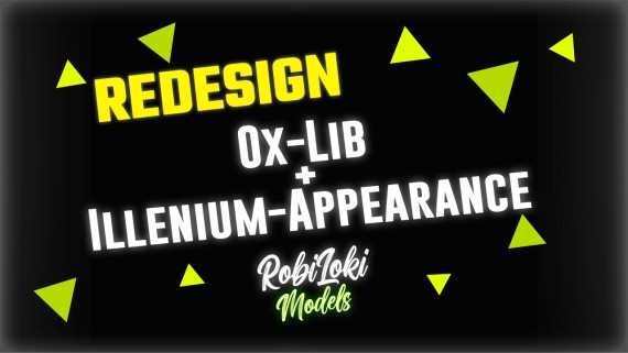 RobiLoki Models · [ESX & QBCORE & QBOX] Ox-Lib + Illenium-Appearance REDESIGN V2