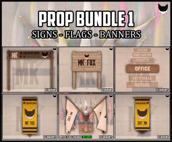 MK FOX DESIGNS · PROP BUNDLE 1