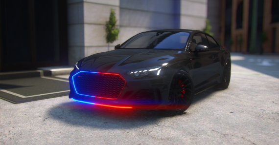 VERSUS CARS | RS5 2021 Police Modern Lights [NON-ELS]