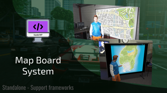 XanderWP FiveM scripts webstore | Map Board System