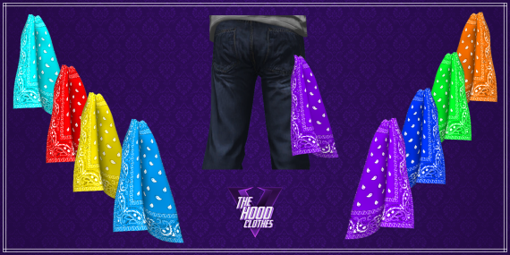 The Hood V Clothes | Gang Flag Pack V1