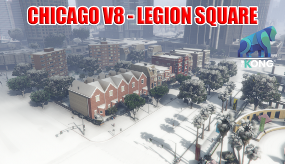 thekong | Chicago Map V8 - LEGION SQUARE
