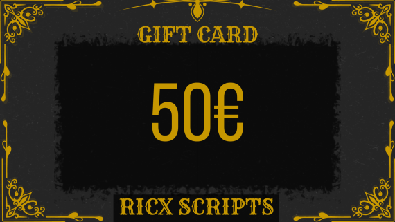 RicX RedM Scripts | Gift Cards - RedM Scripts