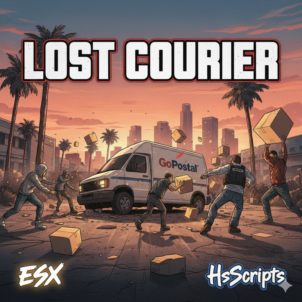 HS-Scripts · [ESX] LOST COURIER