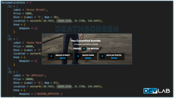 DevLab | Deathscreen