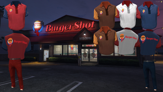 GTV Clothing · Burger Shot 2 (Male + Female)