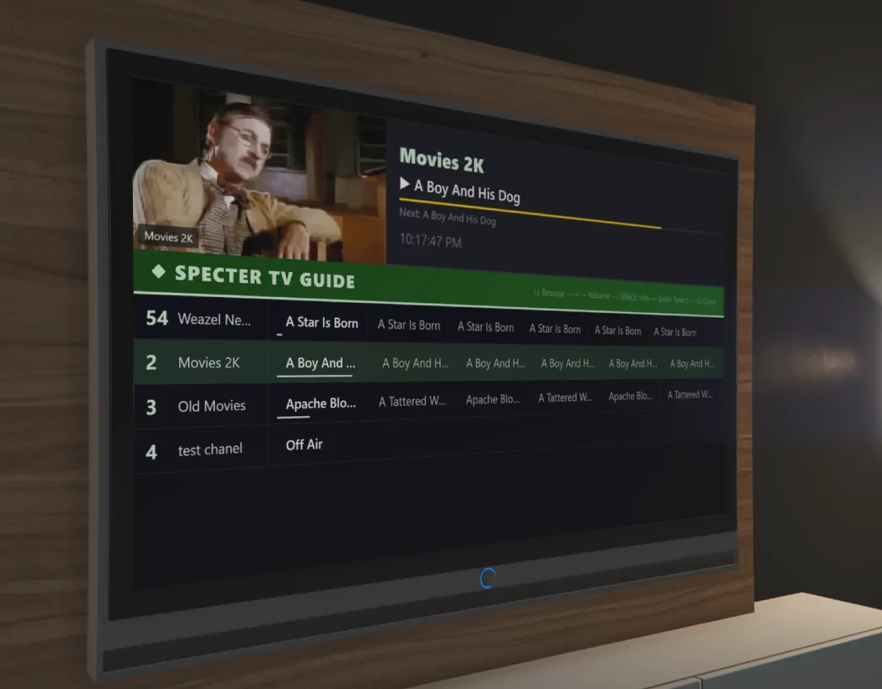 Black Dahlia Collective · Specter - TV & Broadcast Network Simulator