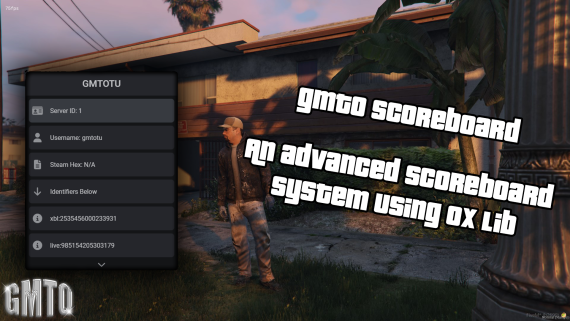 GMTO Development · gmto_scoreboard | an advanced scoreboard system using ox_lib
