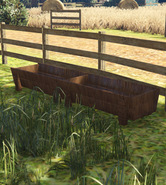 Croco Props · Wooden Trough