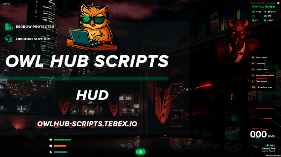 🦉OwlHub | Scripts · Hud | ESX | Open Source