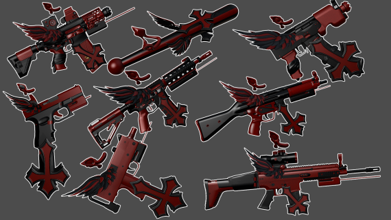VoidsDesigns · CUSTOM SATANIC WEAPON PACK