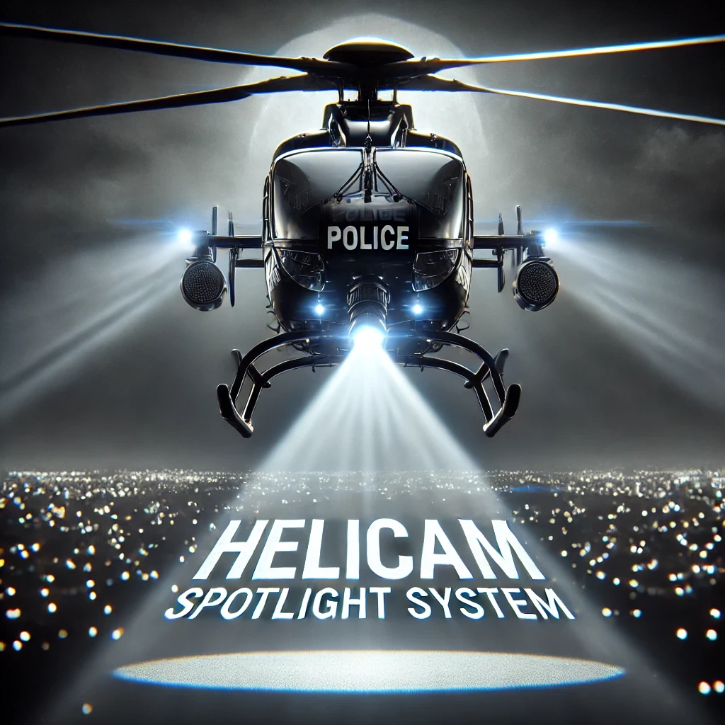 Fanaticos Store · Helicopter Camera & Spotlight System