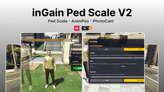 inGain Dev | in- Pedscale V2 | FiveM Store