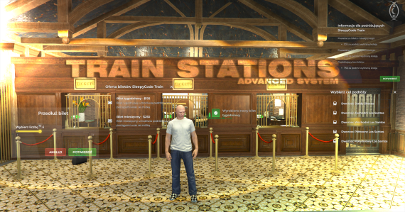 SleepyCode · [ESX] Advanced Train Stations [ESCROW]