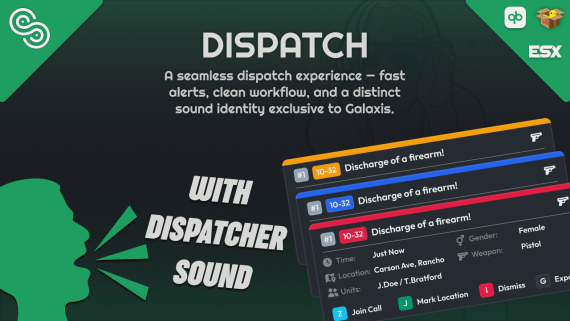 Galaxis Studios · Dispatch System