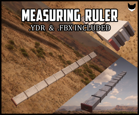MK FOX DESIGNS · Measuring Ruler