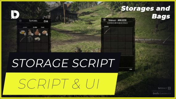 DrShwaggins Scripts | Storage System - Placeable Storages and Bag Items [VORP]