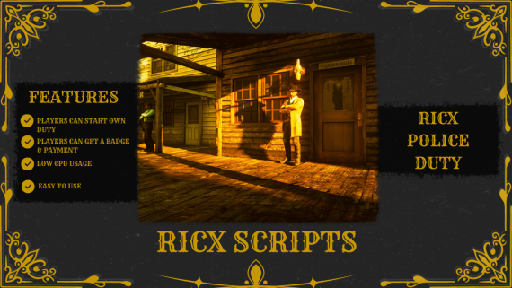 RicX RedM Scripts | Police Duty - RedM Scripts