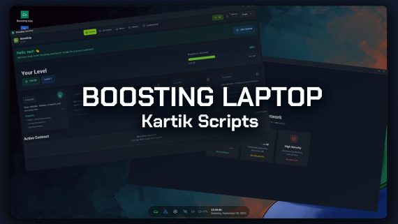 Kartik Scripts · Boosting App