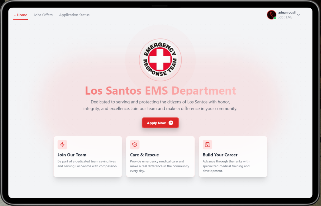 ERROR SCRIPTS · Fivem Ems Portal Script