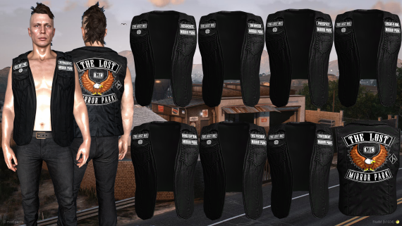 GTV Clothing · The Lost MC Kuttes 3 Mirror Park [Male and Female]