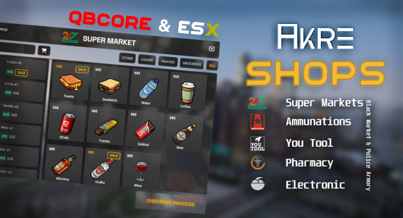 Akre · [QBCORE] Shops - OPEN-SOURCE