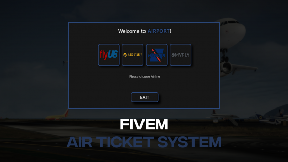 At0m Fivem Scripts | Air Ticket System