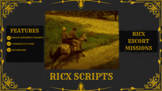 RicX RedM Scripts | Escort Missions - RedM Scripts