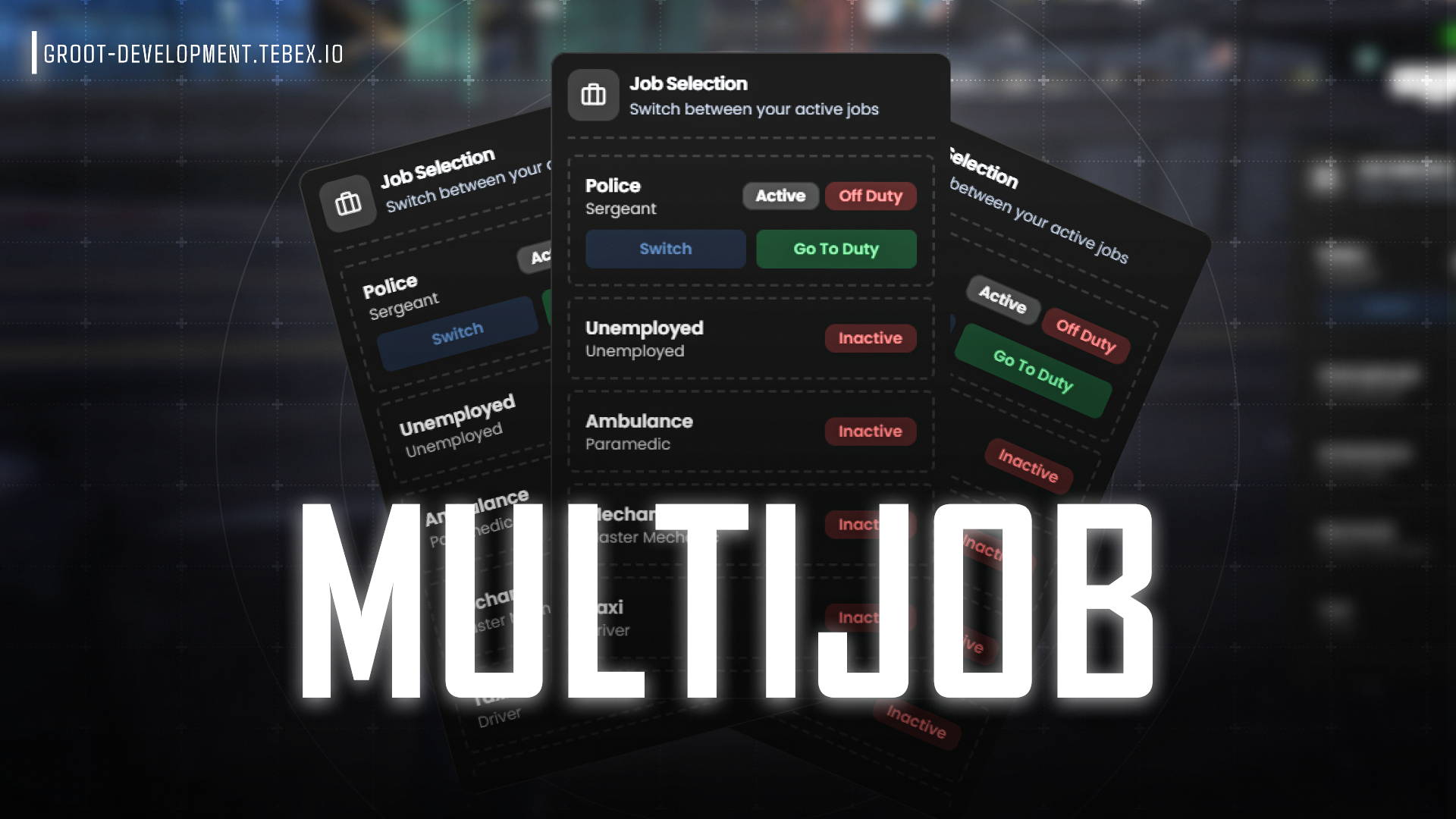 Groot Development · Advanced Multijob & Boss Menu