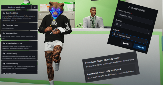 Randolio Scripts | Prescriptions [QB/QBX/ESX]