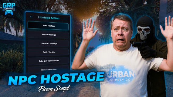 GRP Development · Advanced NPC Hostage System [QBCore & ESX] | GRP ...