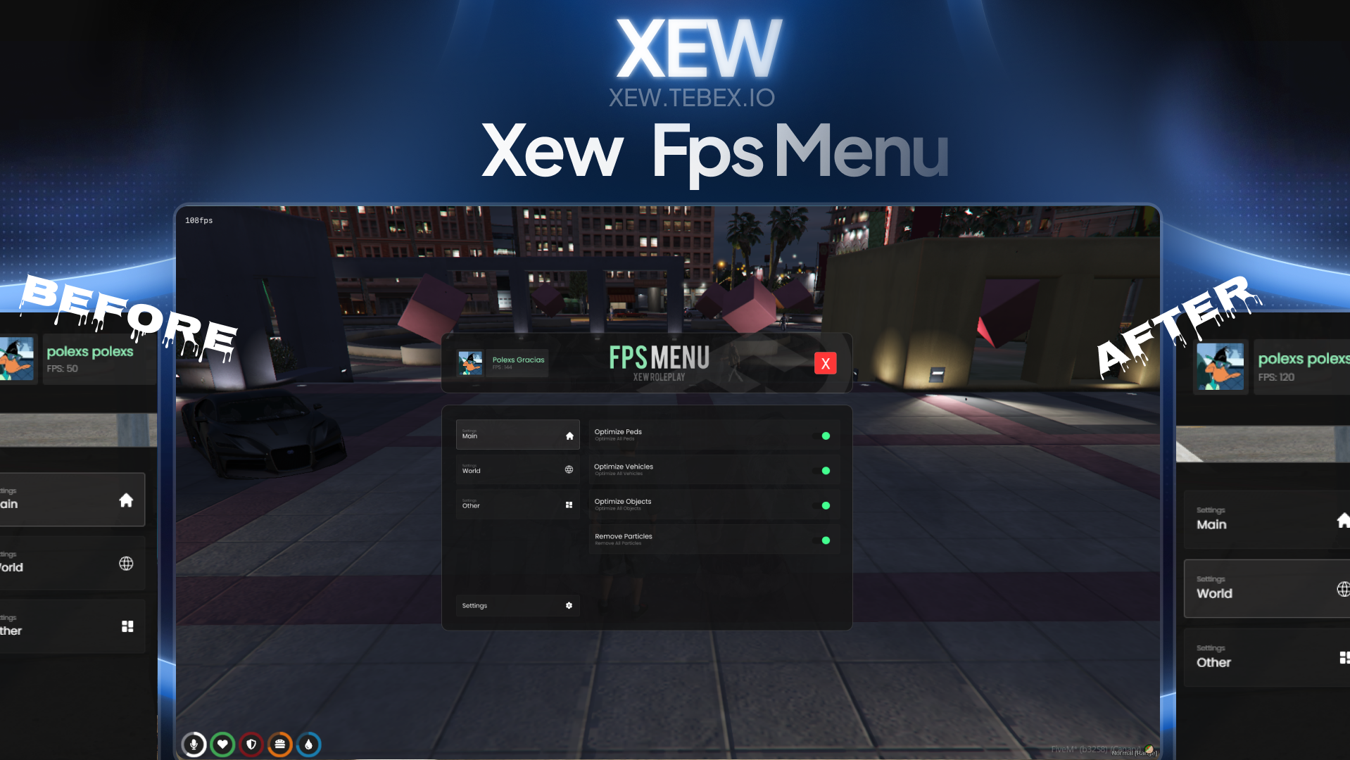 Shop Premium FiveM Scripts: ESX & QBCore Mods | Xew Studio