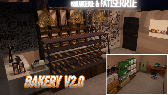 Lusino Mapping | MAPPING BAKERY 2.0 IN GTA 5 | MLO | GTA V | FIVEM