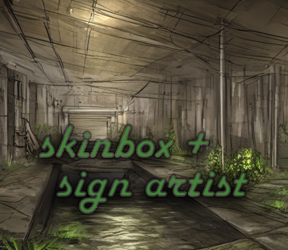 Rust Ratacombs · Skinbox and Sign Artist - Permanent