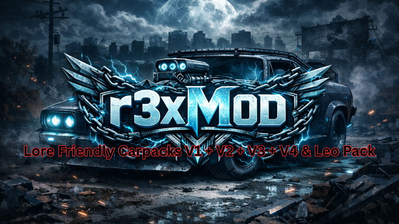 r3xMOD · Lore Friendly Vehicle Pack – Bundle V1 + V2 + V3 + V4 & Leo Pack