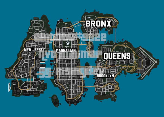 GMTO Development · Liberty City ( LC / NYC ) Custom Mini Map