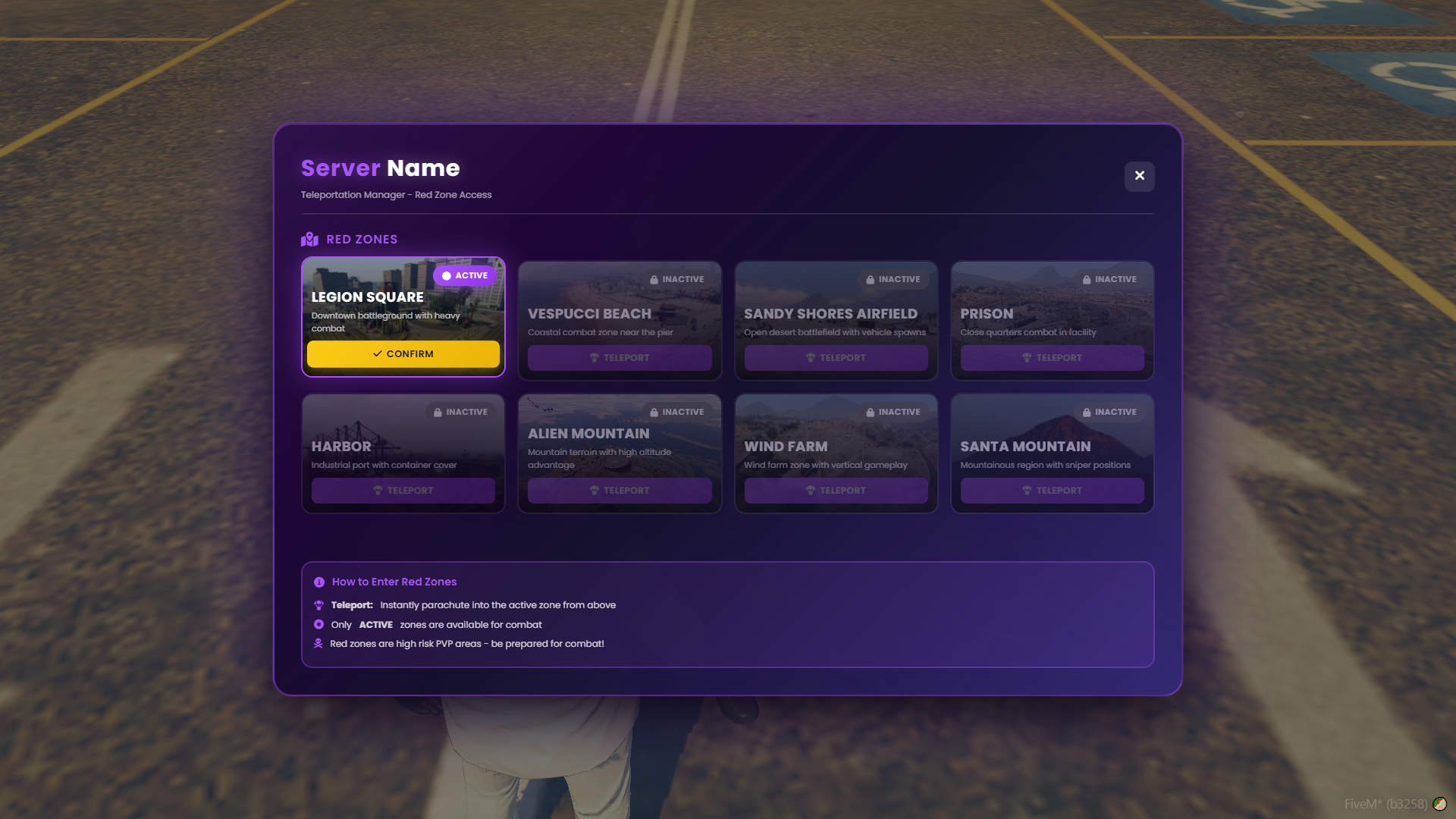 RoxDev · RD Sky Drop - Advanced Red Zone Teleportation System