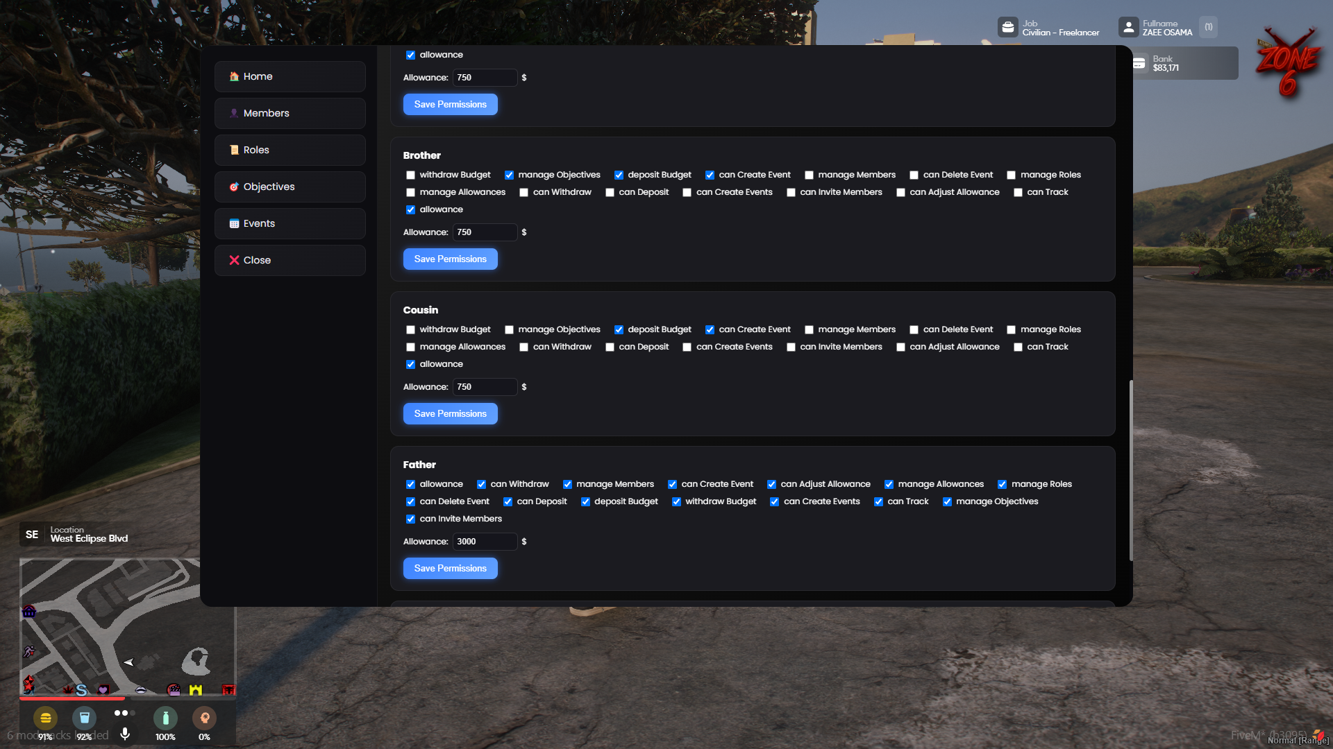 Kodeinee Scripts · Advanced Family Portal [QB]