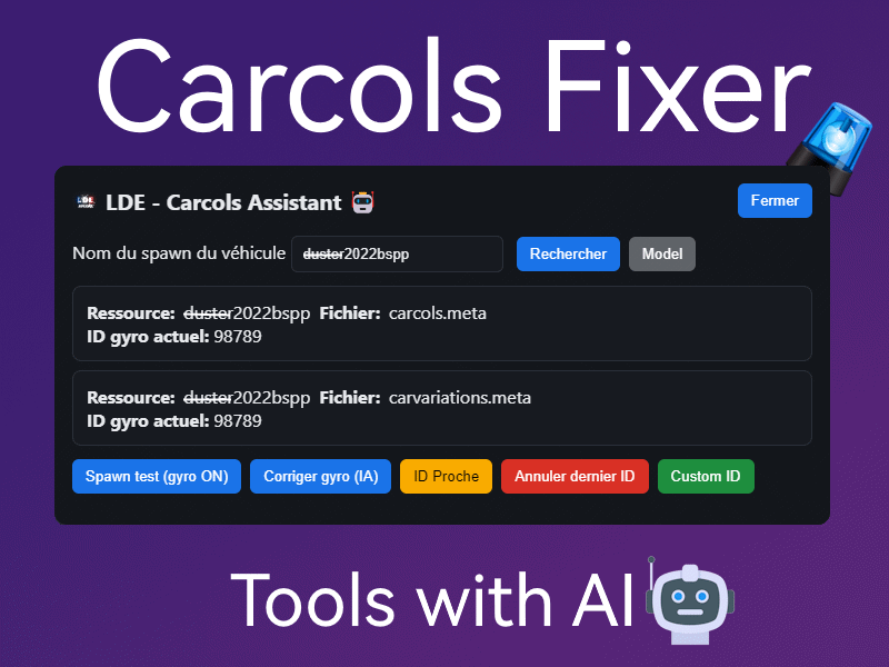 Luc Durand · Carcols Fixer Tools | LDE