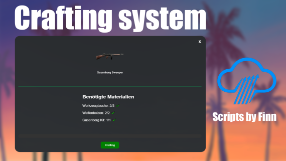 Scripts by Finn · [ESX] Crafting System