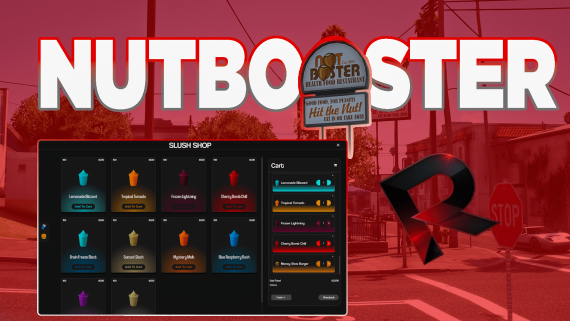Red Development · Nut Booster | FiveM Restaurant [Script + Map]
