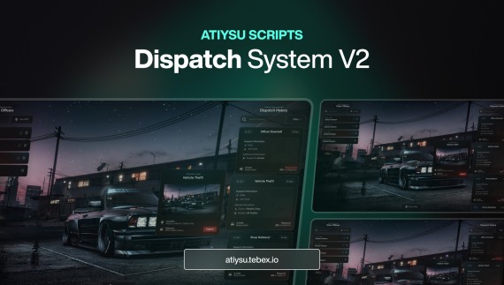 Premium FiveM Scripts | Dispatch V2 (Escrow) | Atiysu Scripts | Best ...