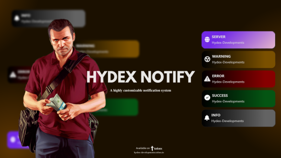 Hydex Developments · [QB/ESX] Hydex Notify