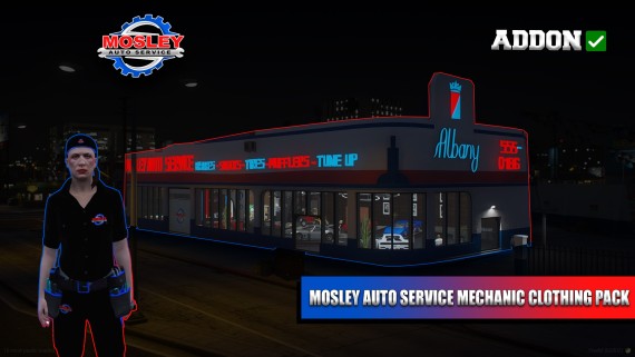 Santt's Store · Mosley Auto Service Mechanic Clothing Pack