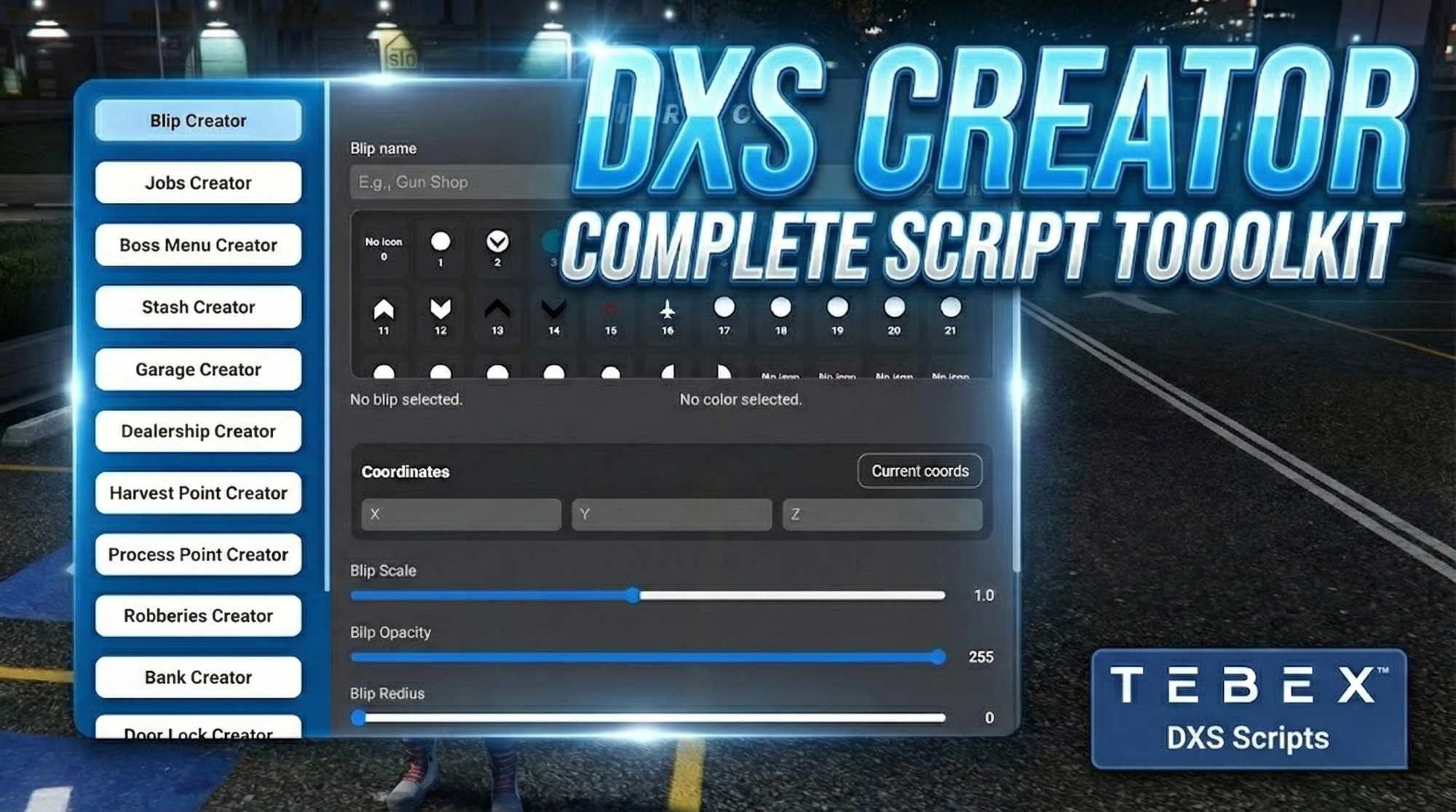 Dual x Scripts · DXS Creator