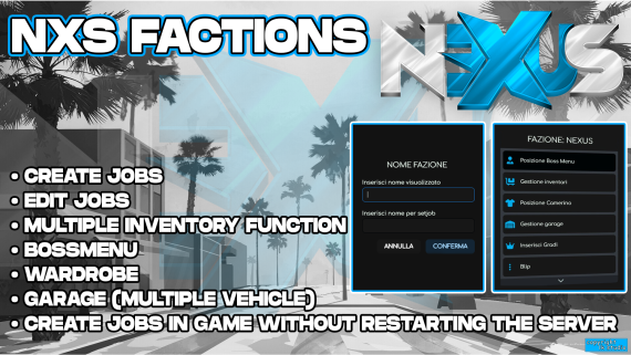 NEXUS DEV | NXS-FACTIONS