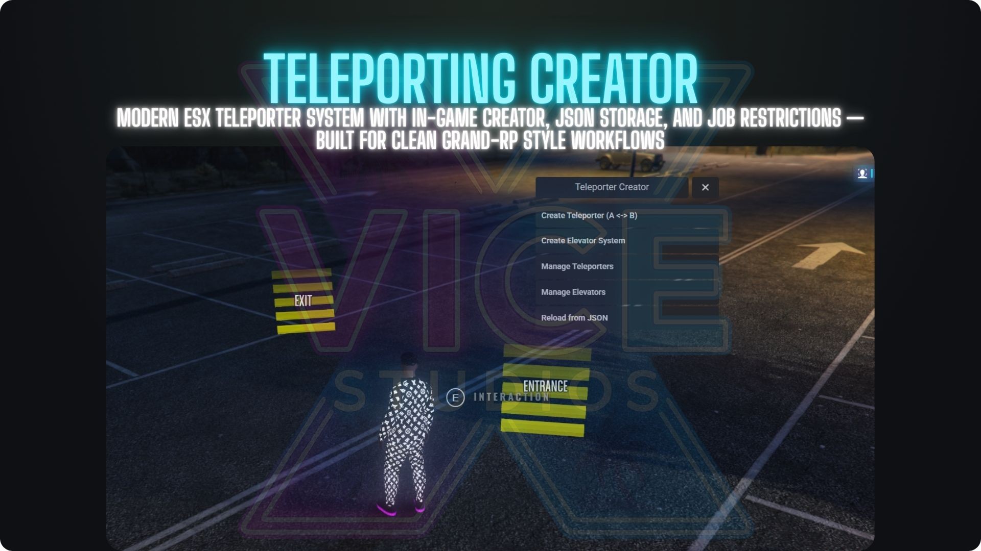 ViceX Studios · Teleporting Creator