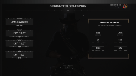 Code After S*x | Character selection | Multicharacter [VORP]